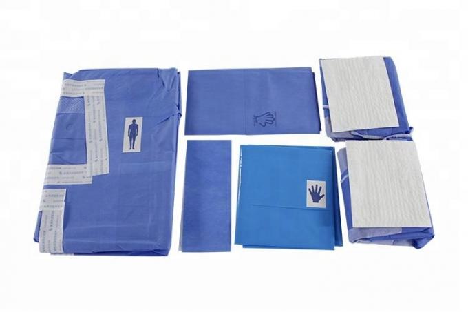 Medical Universal Lithotomy Laparoscopy Drape Pack SMS Material Eco ...