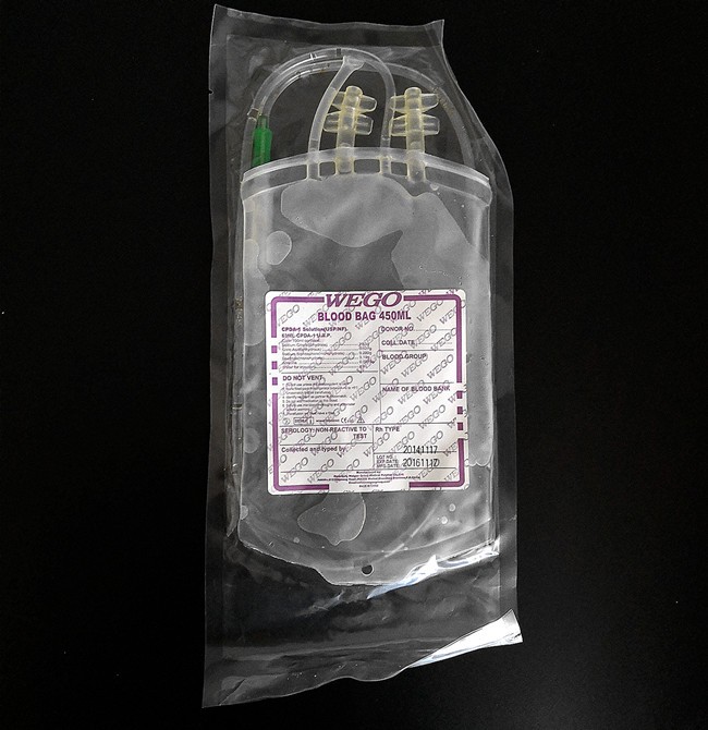 Waterproof Medical Grade Single CPDA Blood Collection Bag Non Toxic ...