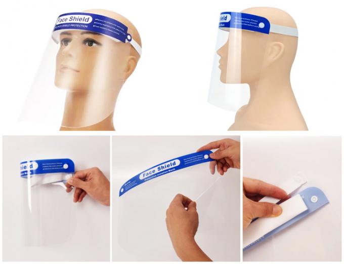 Anti Fog Transparent Face Shield for protection of Ebola Virus