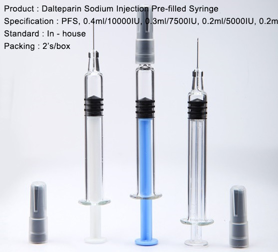 Low Molecular Weight Heparin Dalteparin Sodium Injection Prefilled ...